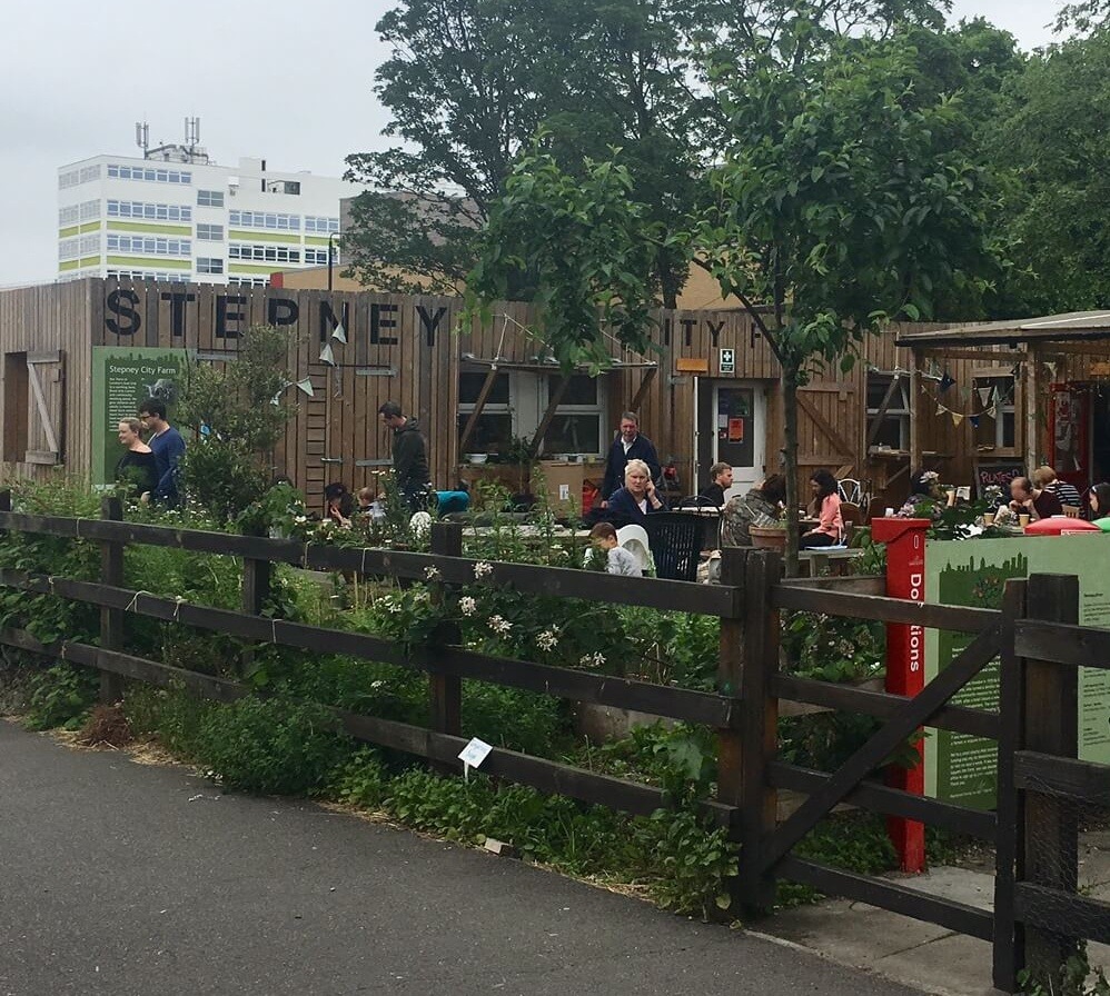 Stepney City Farm Cafe for Coffee+ blog - Green Ginger Design